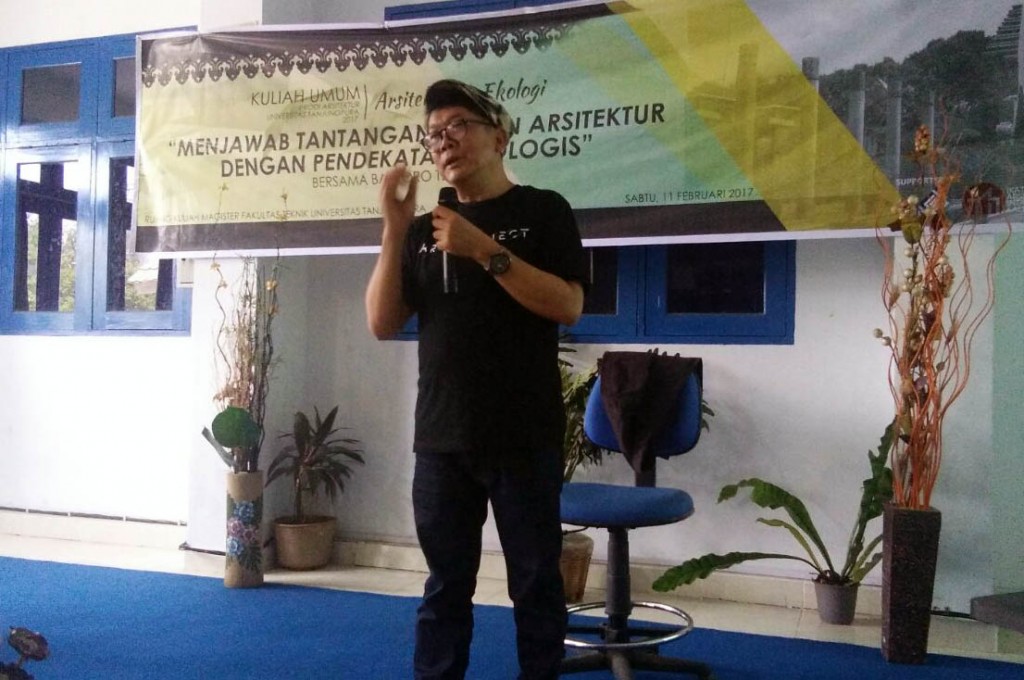 Kuliah Umum Baskoro Tedjo – Program Studi Arsitektur